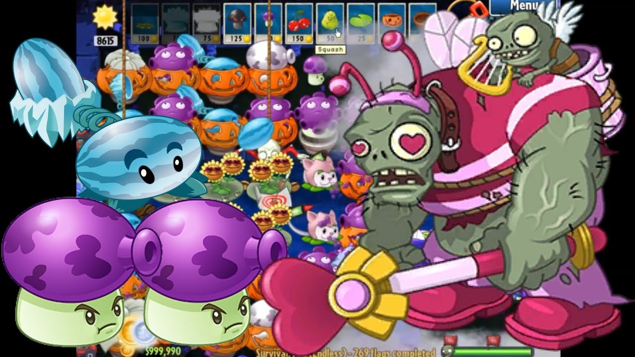 PvZ 2 Pak Valenbrainz Event V2 [link download] Survival Fog Endless ...