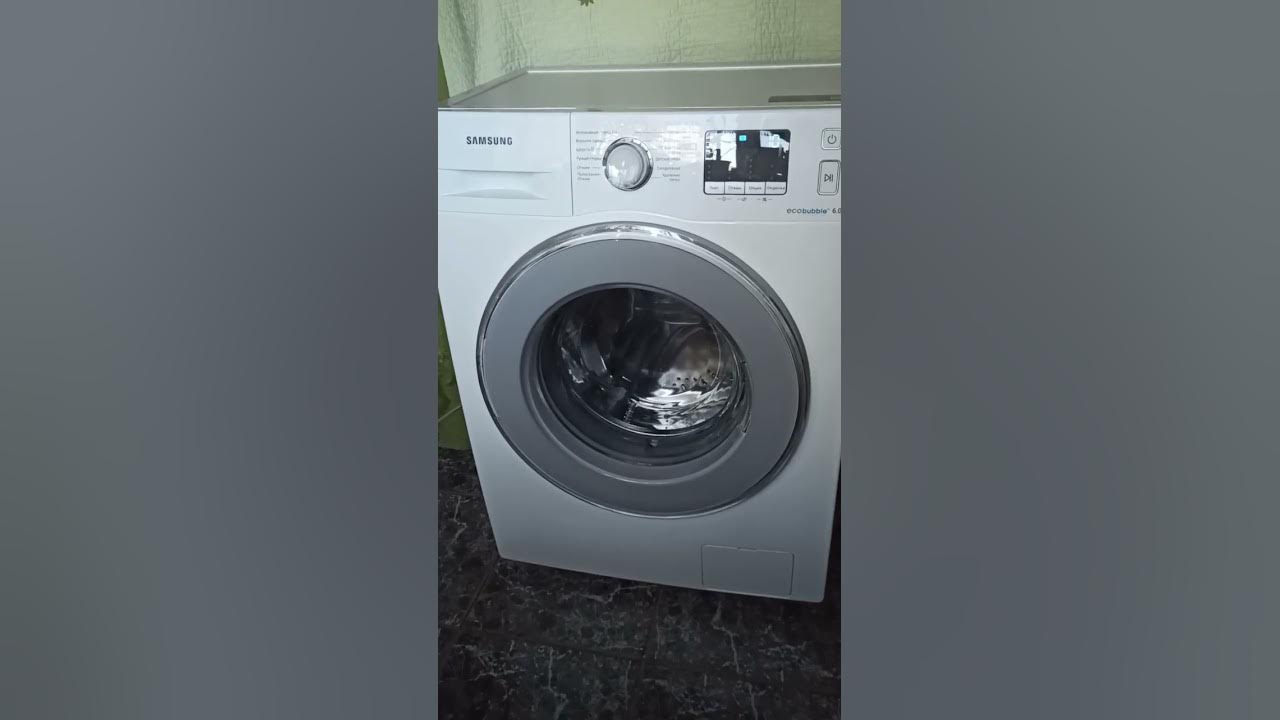 Samsung WF60F4E1W2W/LP - YouTube