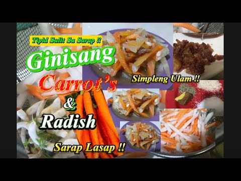 Cooking Ginisang Radish And Carrot’s - YouTube