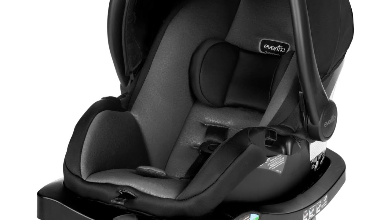 Evenflo LiteMax 35 Infant Car Seat (Knoxville Gray), Lightweight, Extended Use, Belt Lock-Off ...