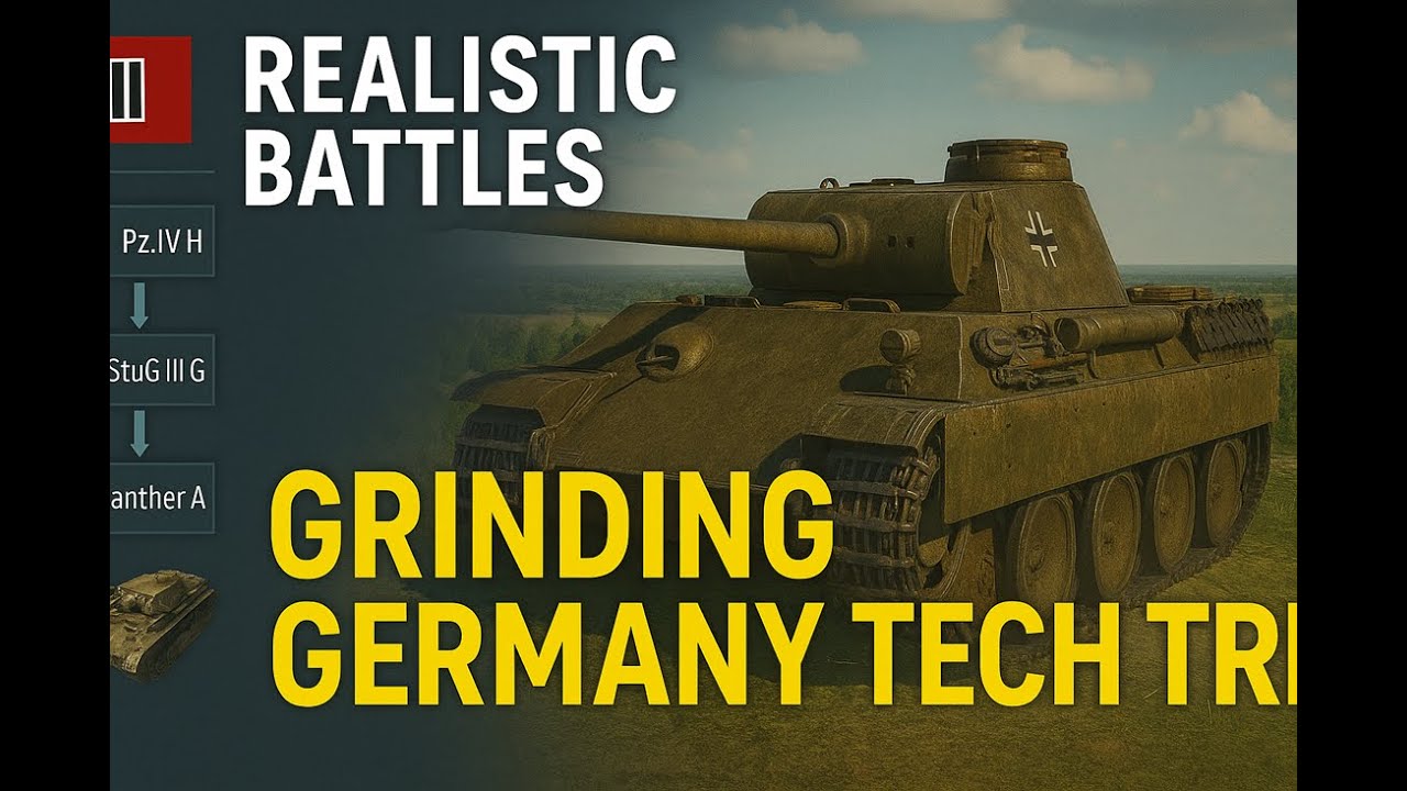 War Thunder Ground Realistic BAttles - Germany Tech Tree - YouTube