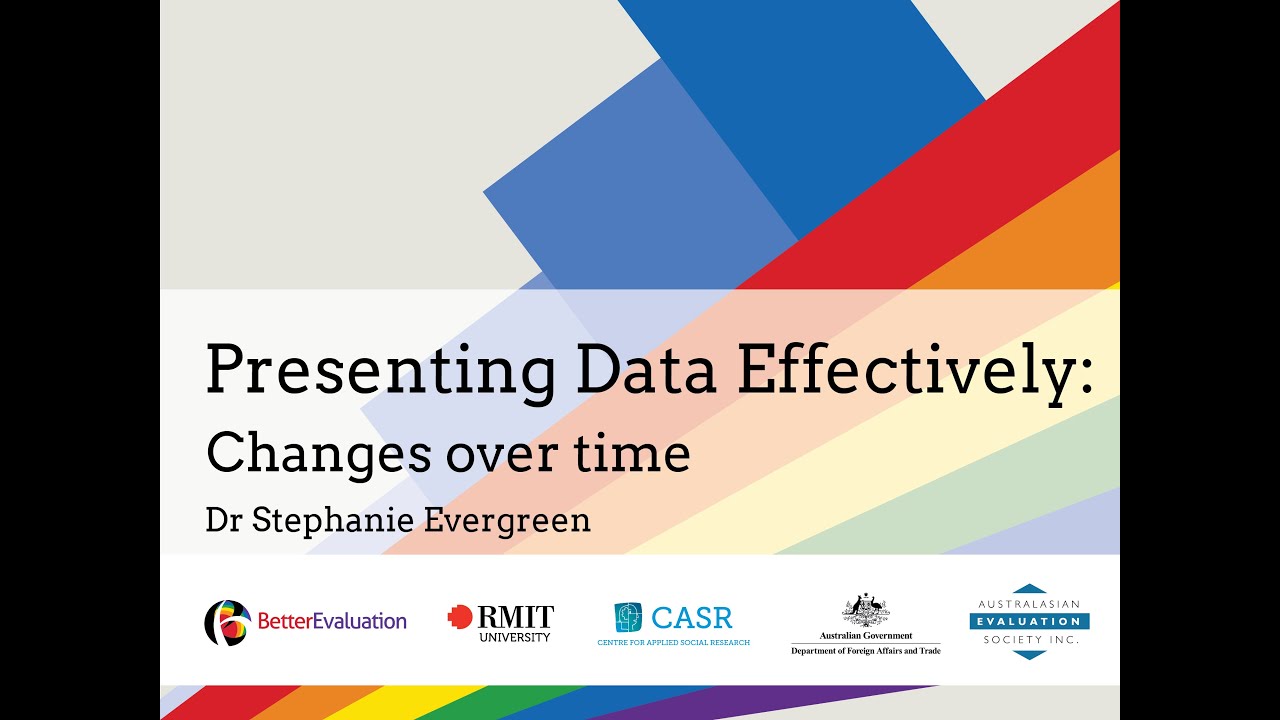 Presenting data effectively: changes over time - YouTube