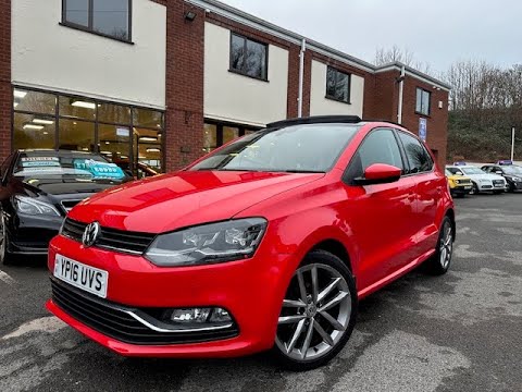 2016 16-Reg VW Polo 1.4 TDI SEL 5dr, 48,000 miles,FVWSH,Panoramic Roof ...
