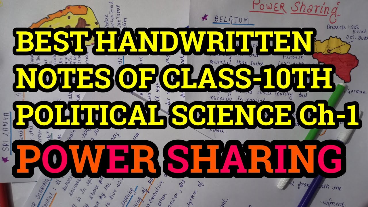 Class 10th political science||civics||ch-1||power sharing||best ...