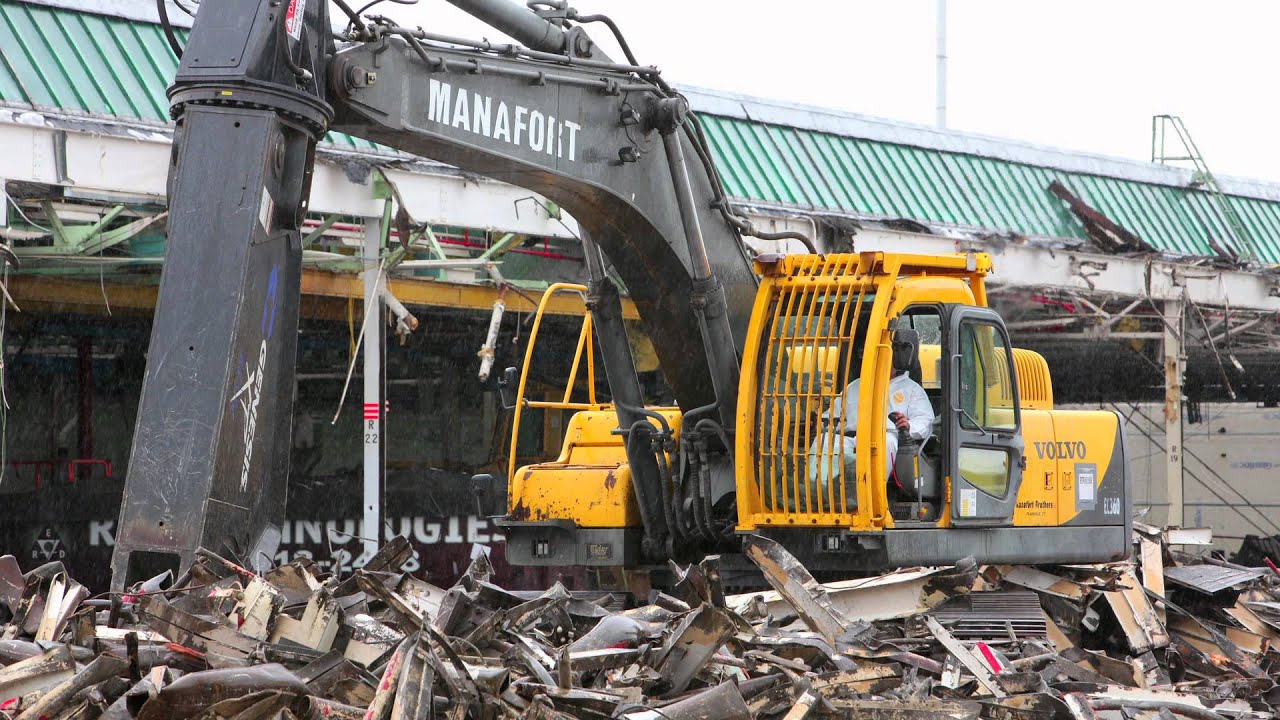 Manafort Aircraft Building Demolition & Restoration - YouTube