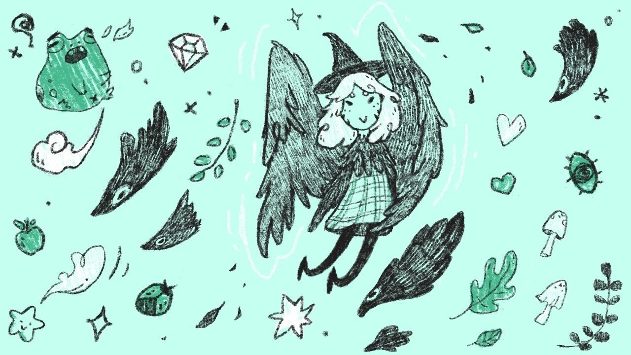 How to Draw a Witch Doodle - YouTube