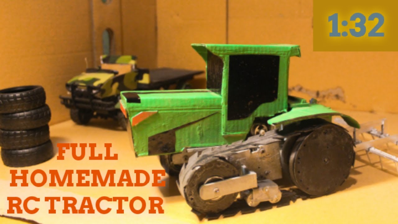 Homemade Rc Tractor Full Videos- Tractor RC Challenger Track. - YouTube