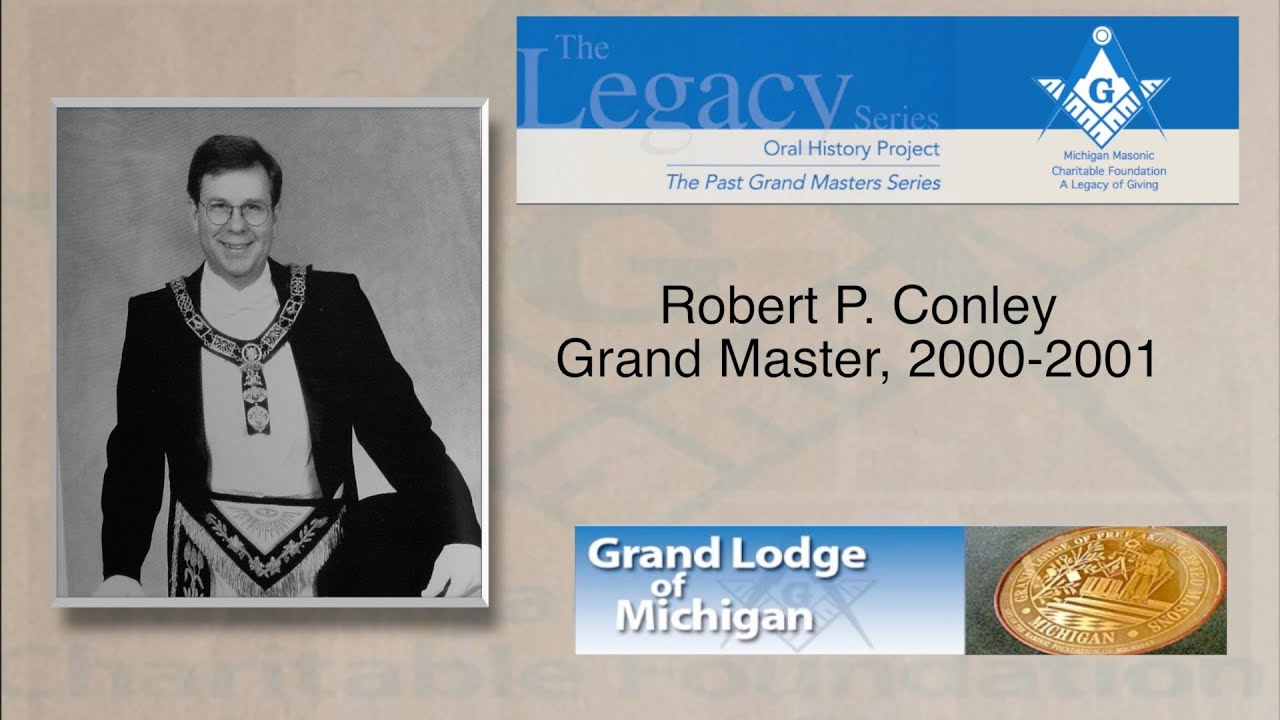 Grand Master Robert P. Conley, 2000-2001 - YouTube