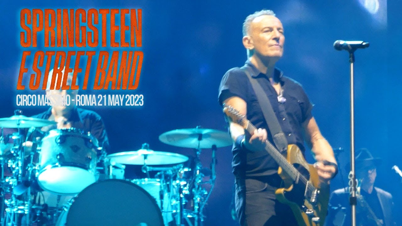 BRUCE SPRINGSTEEN - Born in USA (live @ Circo Massimo - Roma 21.05.2023 ...