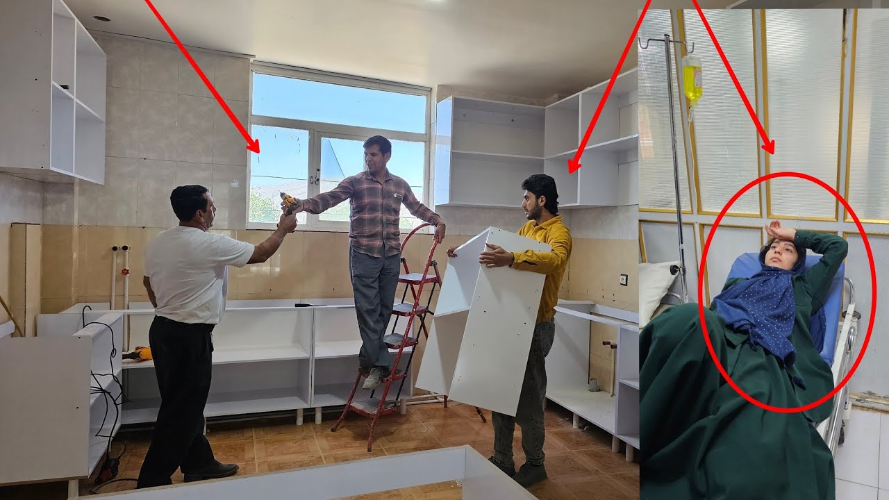 Mirza Ali's lonely beginning: building kitchen cabinets - YouTube