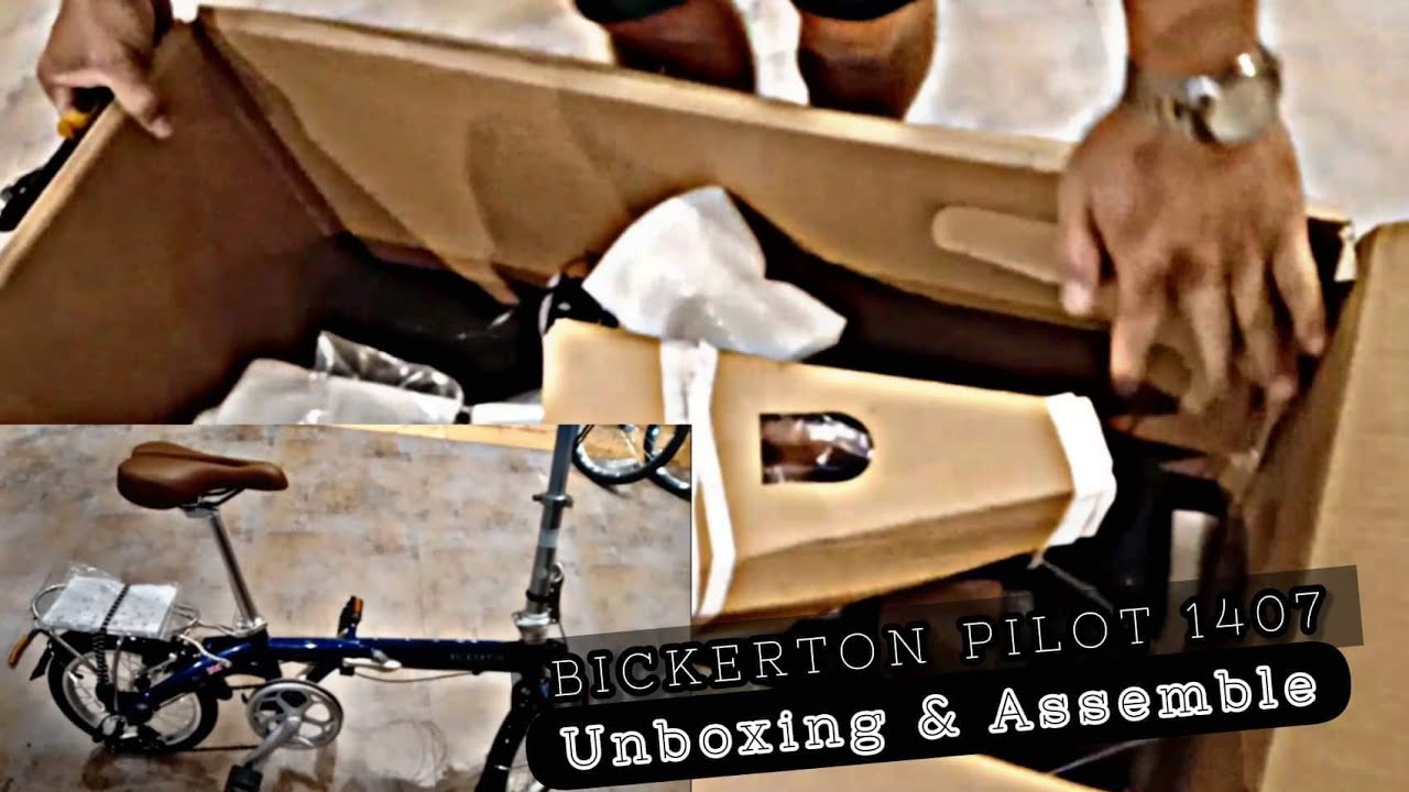 UNBOXING and ASSEMBLE - BICKERTON PILOT 1407 FOLDING BIKE | BICKERTON ...