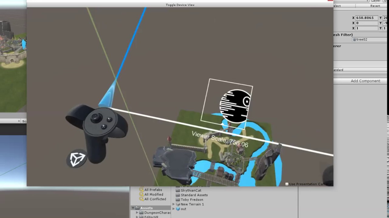 Oculus Unity EditorVR Scene - YouTube