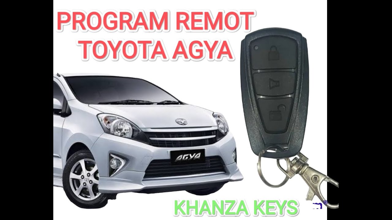 Tutorial cara program remot Toyota Agya 1000 CC auto2000 - YouTube