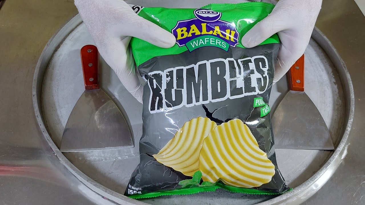 RUMBLES Wafer Ice Cream Rolls ASMR l ODDLY SATISFYING RUMBLES Wafer Ice ...
