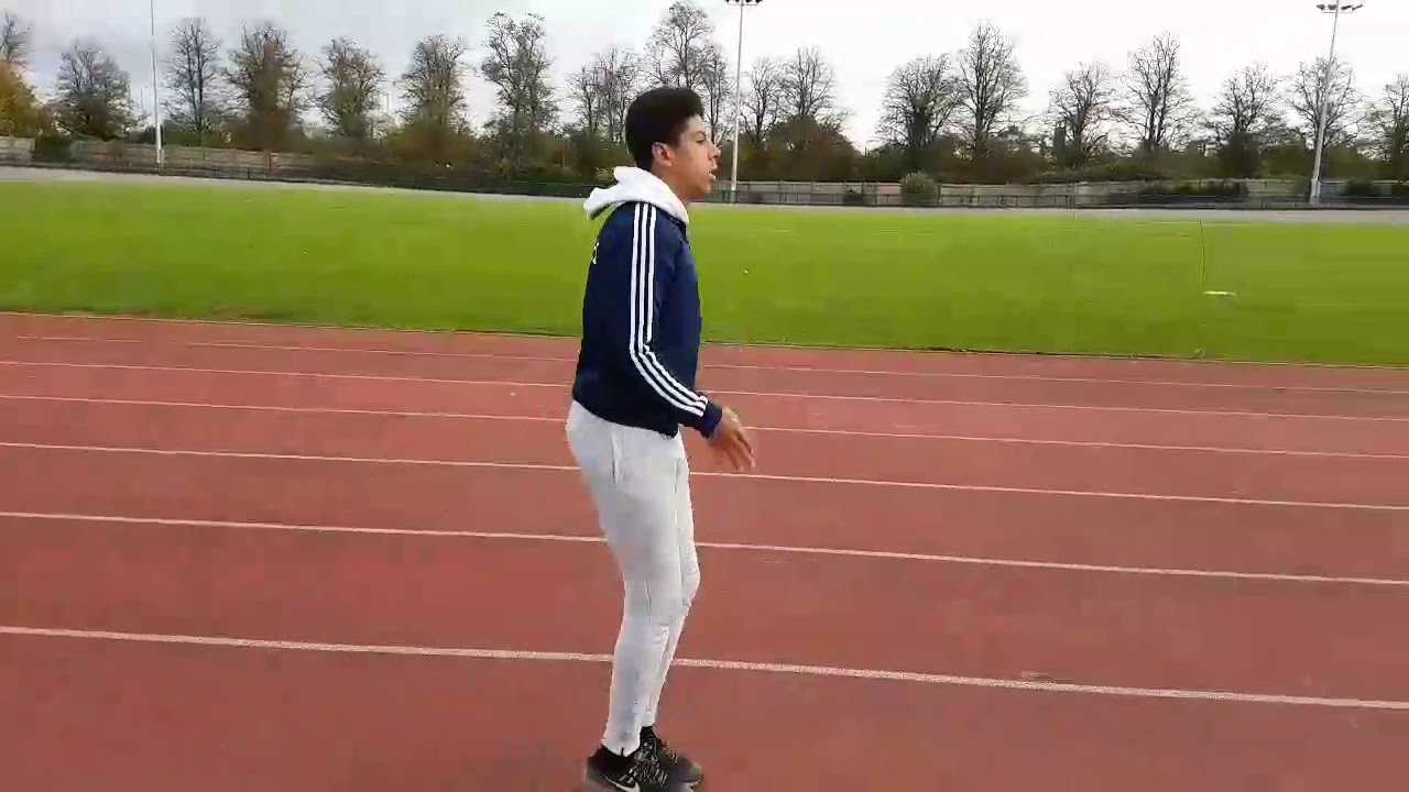 Winter track training for 400m 2018 season prep - YouTube