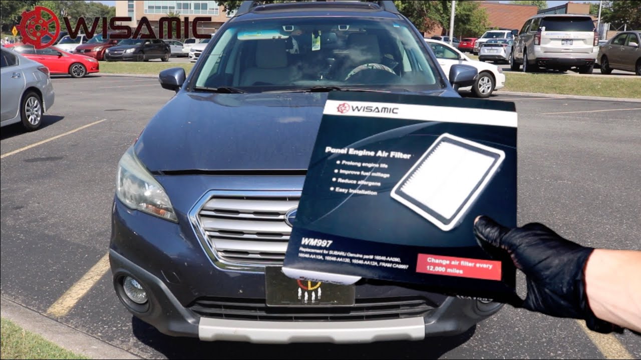 How-to: 2015 Subaru Outback Engine Air Filter Replacement (EASY!) - YouTube