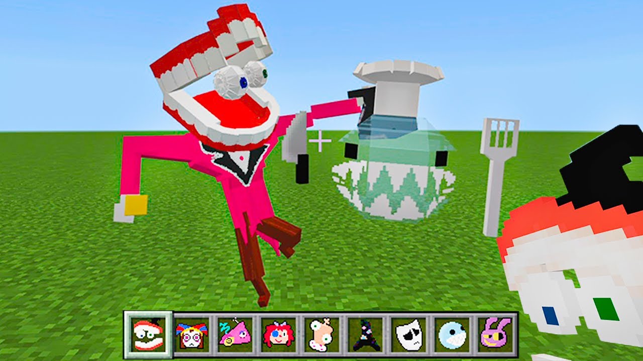 Pomni Transformation to Abstraction in Minecraft (The Amazing Digital ...