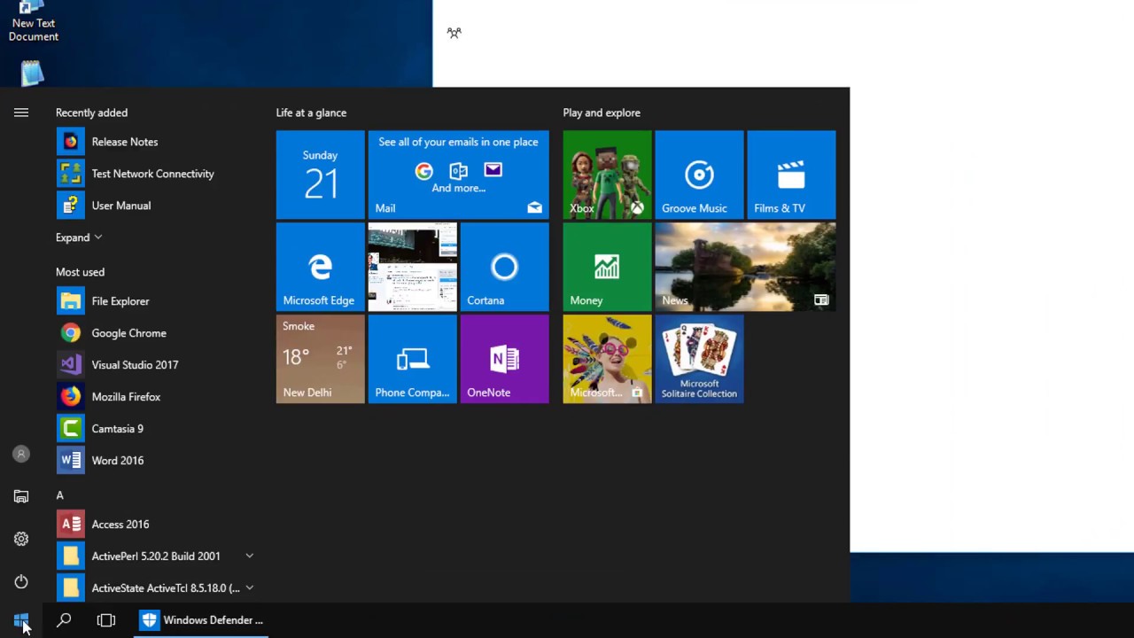 Windows 10 : Adding folder exclusions in Windows Defender - YouTube