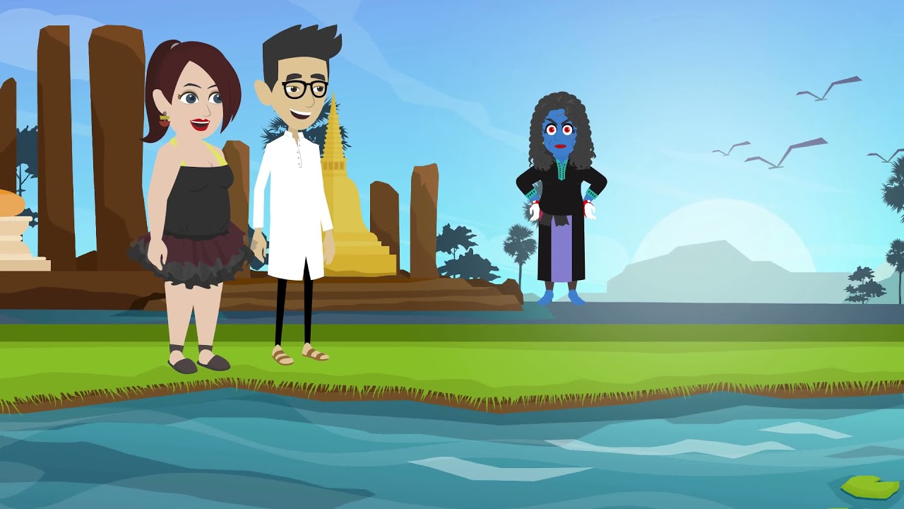 Churail Ki Shaadi Cartoon for Kids | Kidzu TV - YouTube