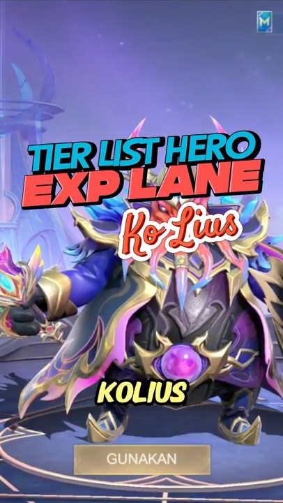 TIER LIST EXP LANE MLBB TERBARU! Siapa HERO TERKUAT di November Ini? 💪🔥 ...