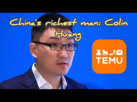 China Richest Man: #Colin Huang CEO of Temu - YouTube