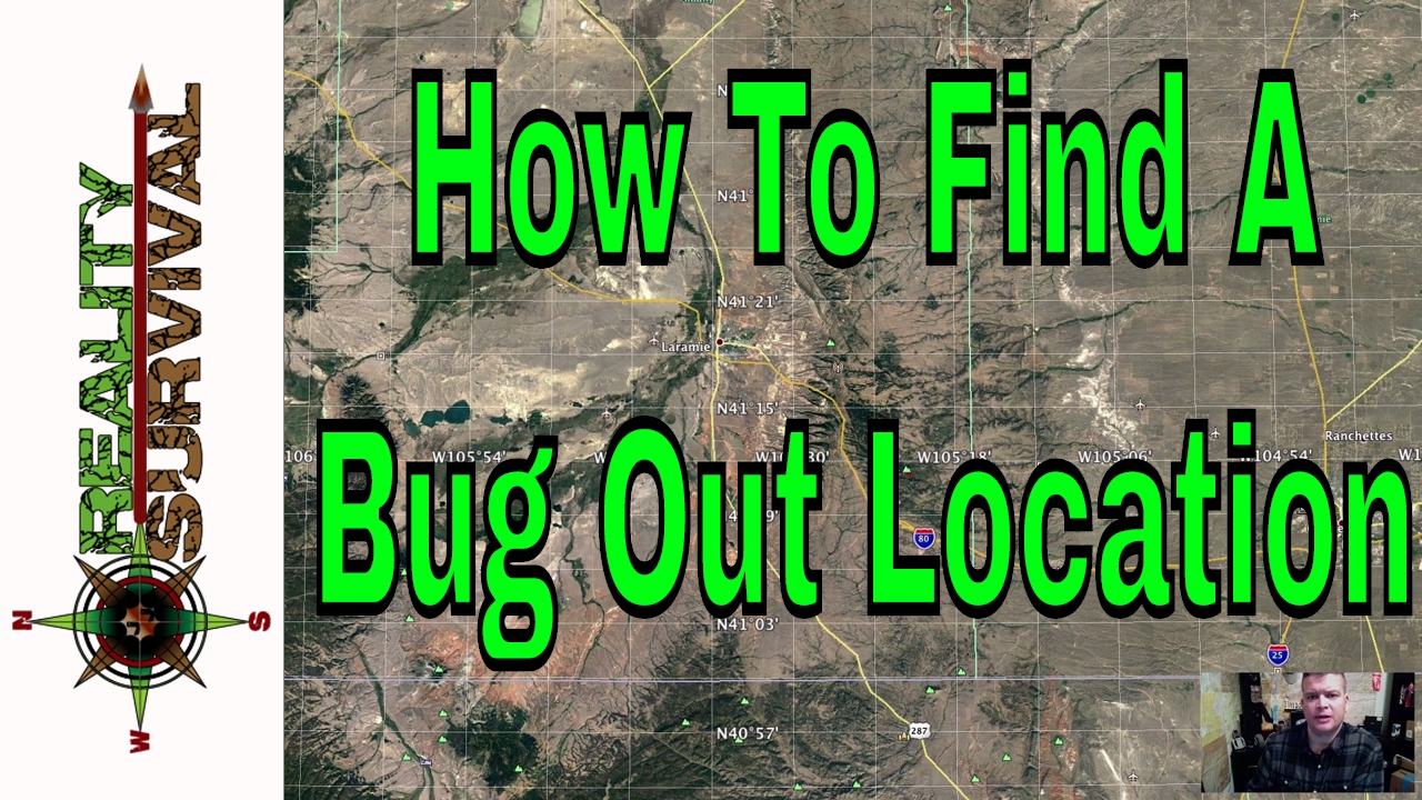 Bug Out Considerations Using Google Maps To Demo - YouTube