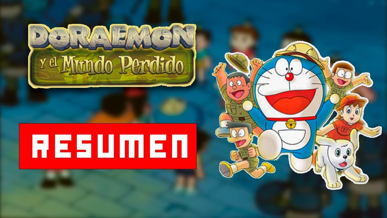 ¡Doraemon y el mundo perdido! | Resumen #Doraemon" |Película completa ...