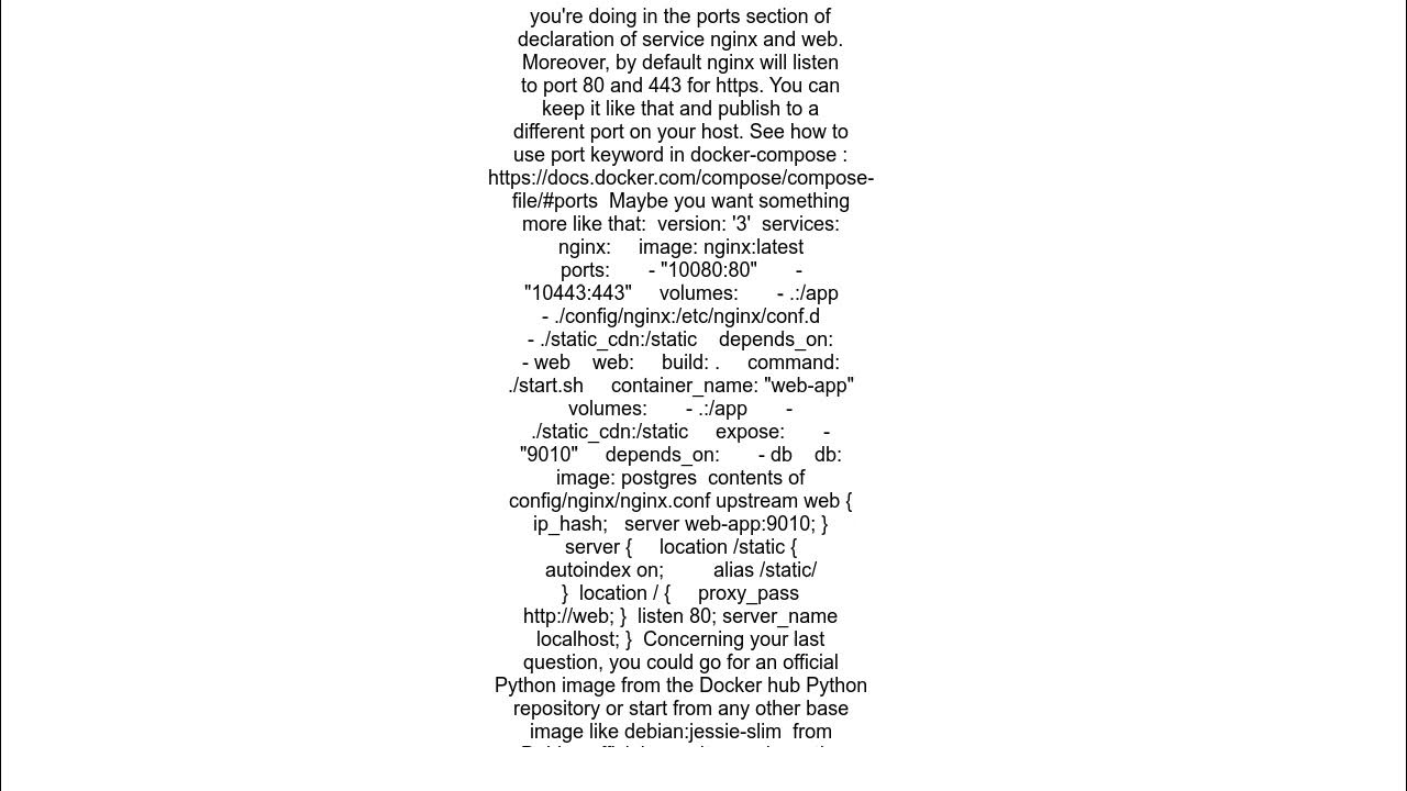 docker ERROR for nginx Cannot start service nginx driver failed programming external ...