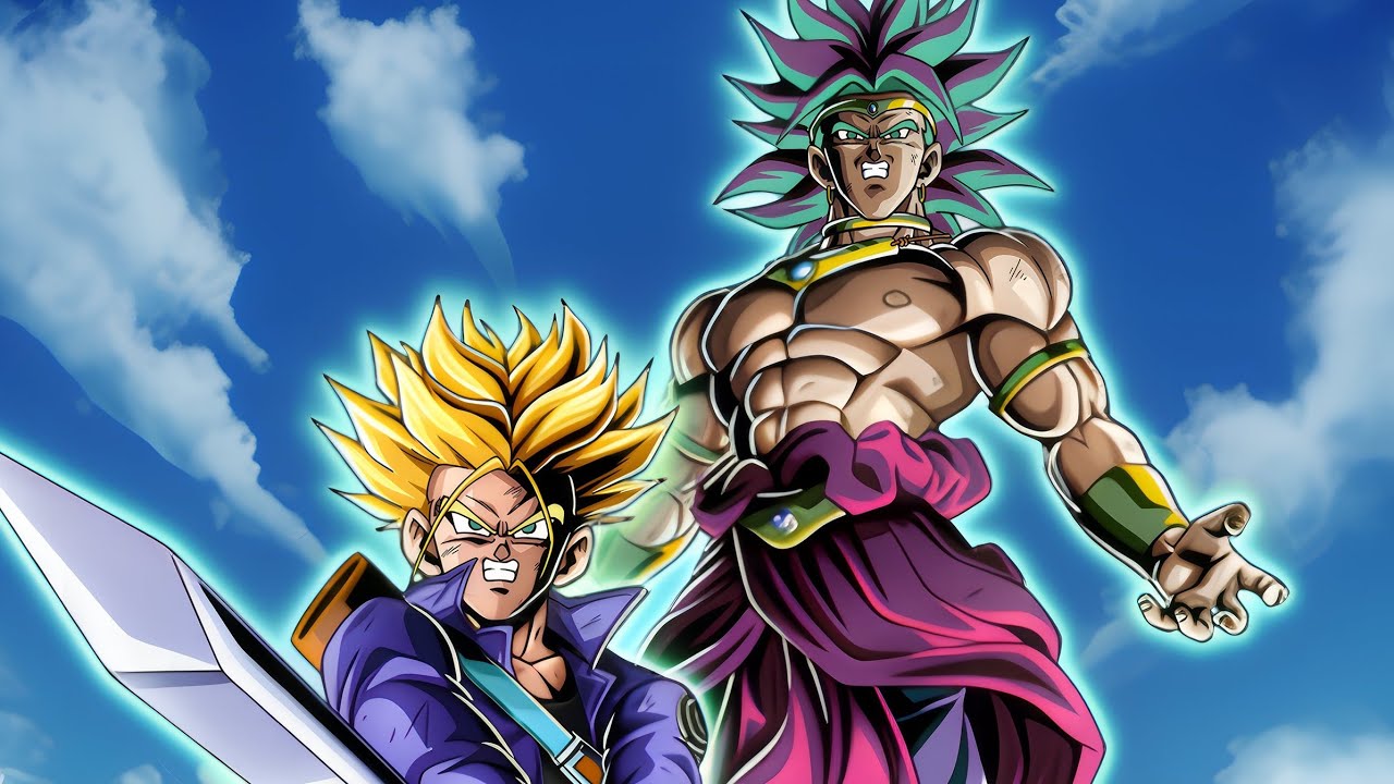 TEQ LR SSJ TRUNKS & SSJ BROLY'S ACTIVE SKILL OST EXTENDED | DBZ DOKKAN ...