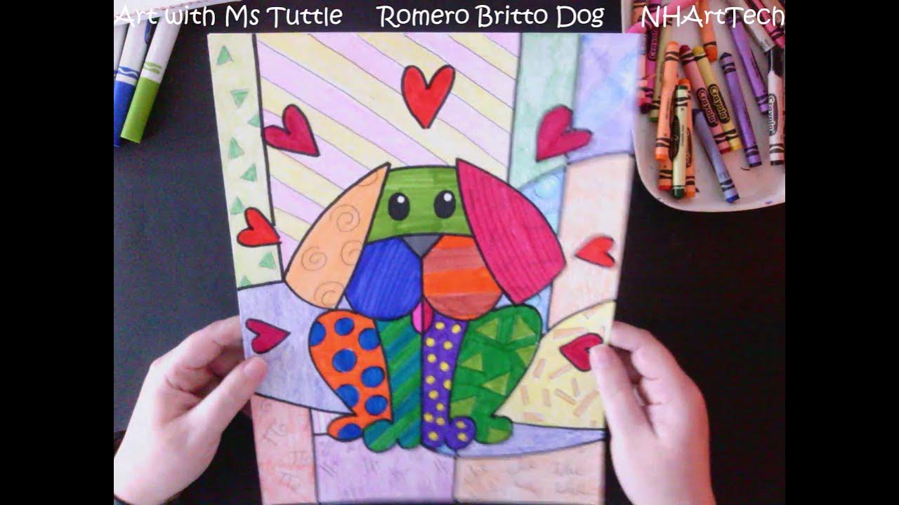 Romero Britto Dog - YouTube