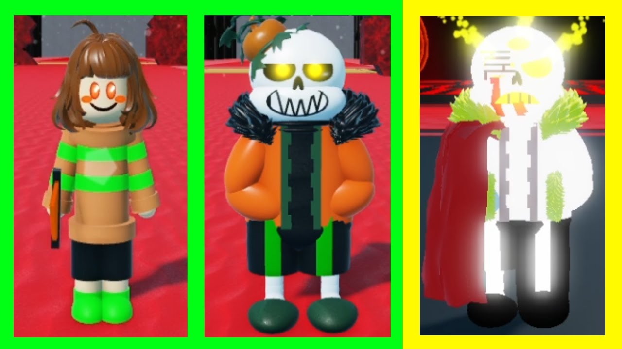 【Event】PumpKin Chara/PumpKin Sans/Omnithorn Sans [Showcase] [Undertale ...