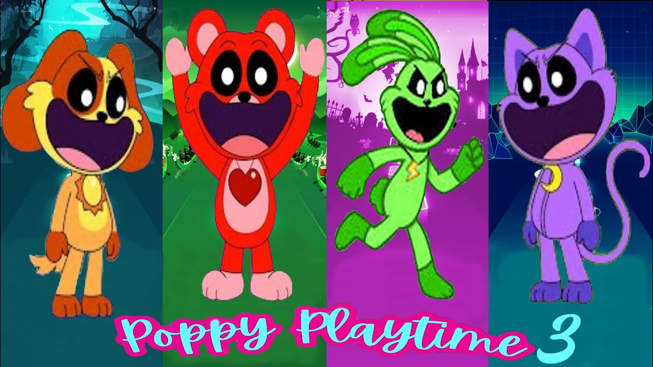 Poppy Playtime Chapter 3: Bobby Bearhug in the Game TILES HOP - YouTube