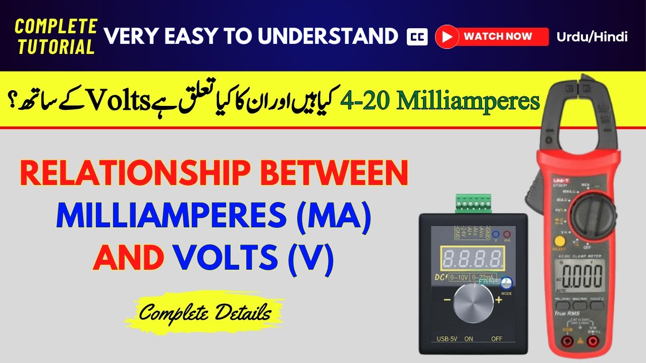 What is The Relationship Between Milliamperes (mA) and Volts (V ...