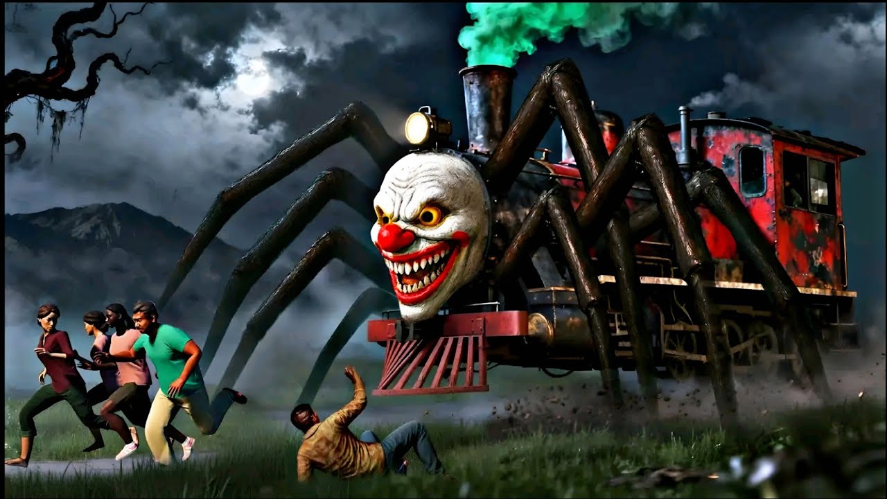Scary Spider Train Adventure Android Gameplay Walkthrough Part 1 - YouTube
