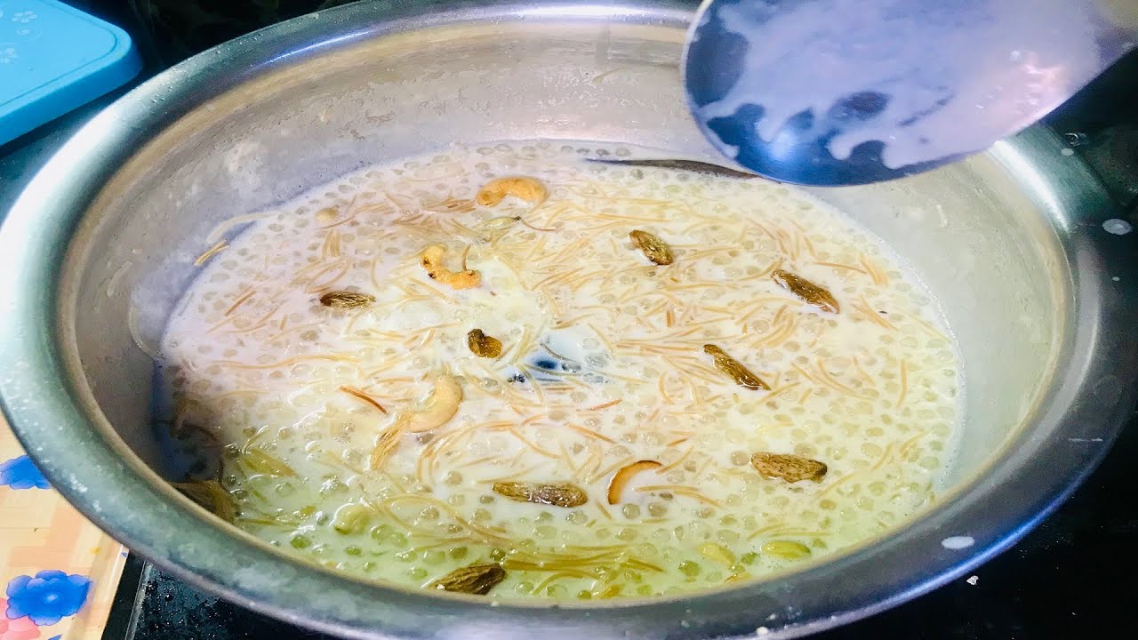 Easy Kheer Recipe | Sabudana Semai Payesh | Sago Semaiya Payasam ...