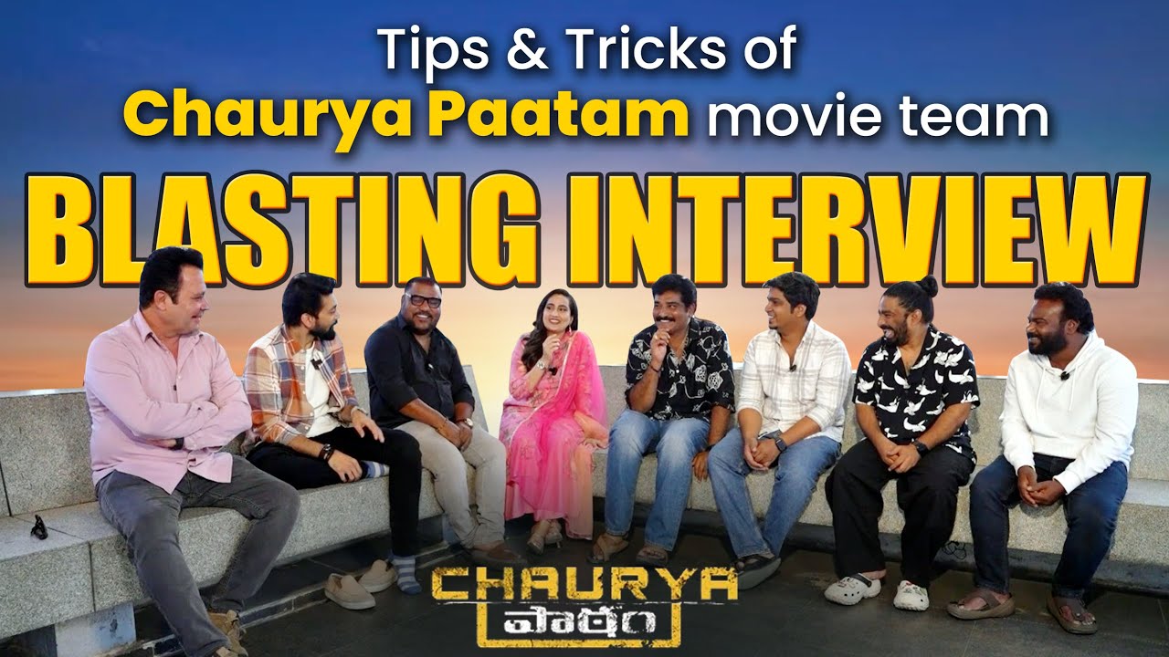 Chaurya Paatam Movie Team Blasting Interview | RajeevKankala #chauryapaatam #manjusha - YouTube
