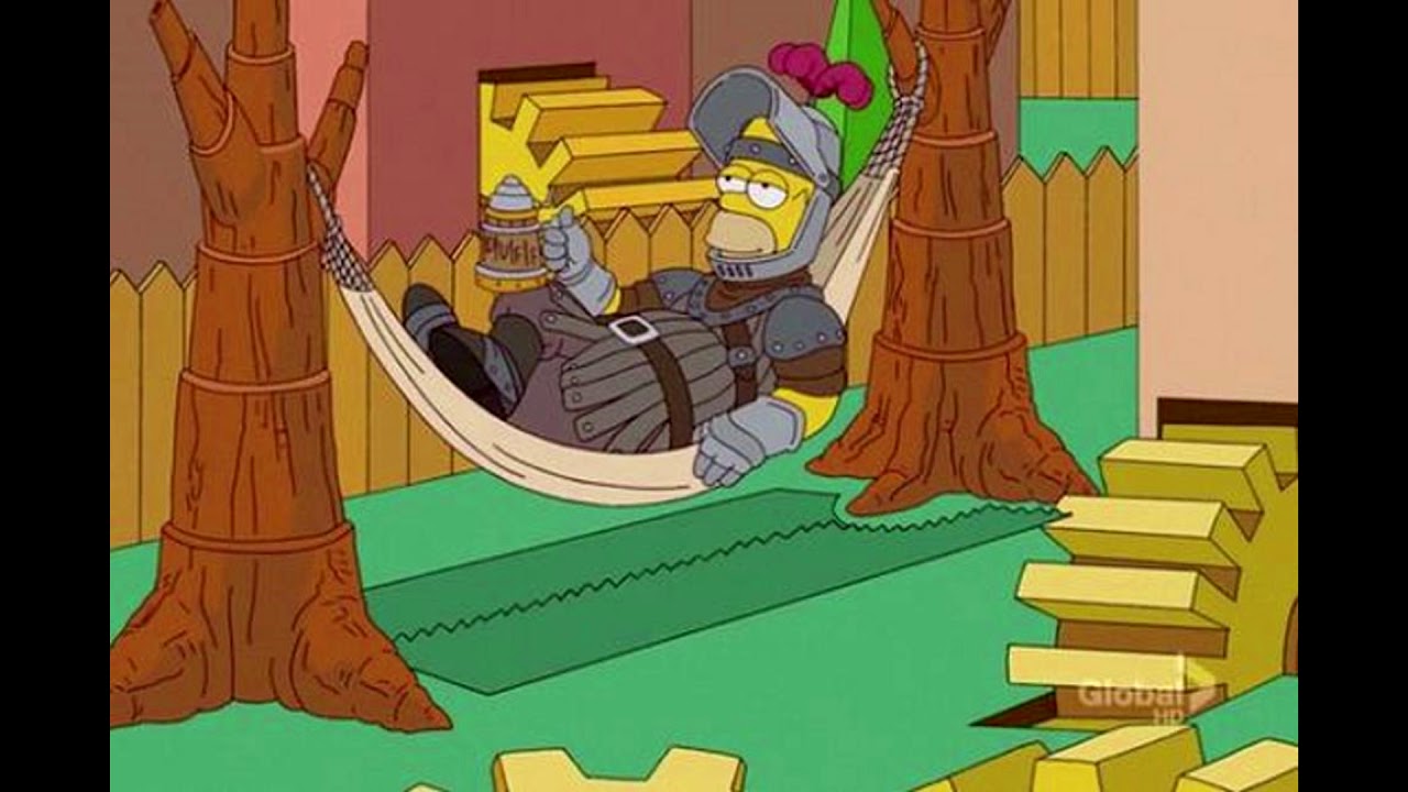 the Simpsons theme (medieval cover) - YouTube