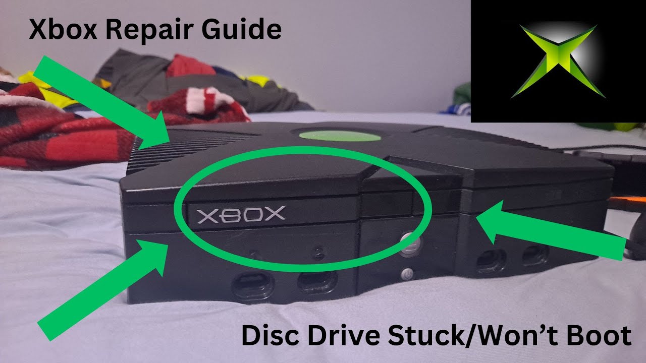 How to fix OG Xbox stuck disc tray/won't boot (Manual release won't ...