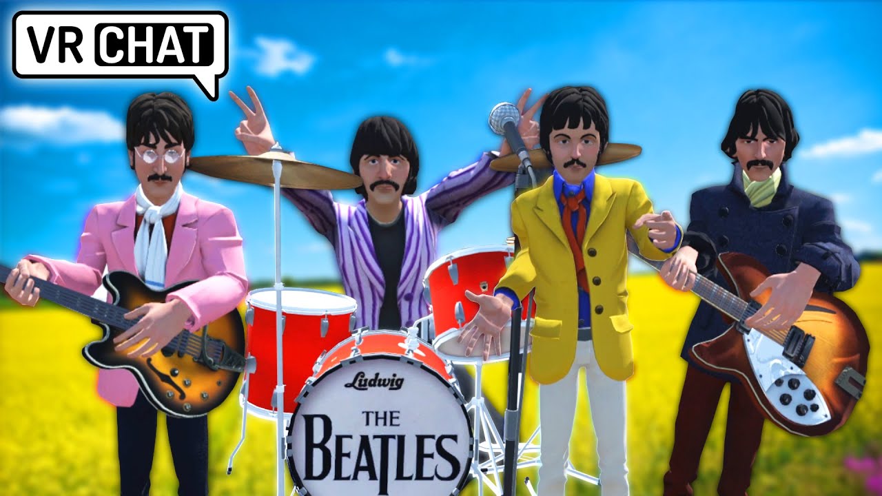 VRChat Community Sings The Beatles - YouTube