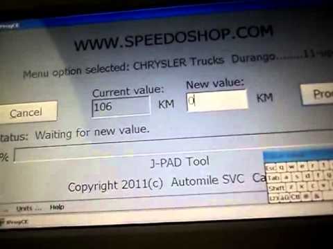 Mileage correction program J prog J pad Durango 2012