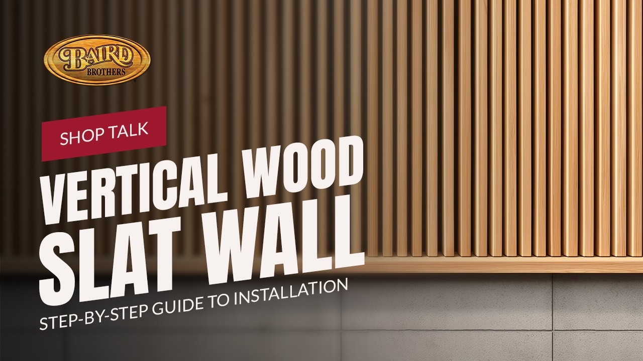 Step by Step: How to Install a Wooden Slat Wall (Shop Talk) - YouTube