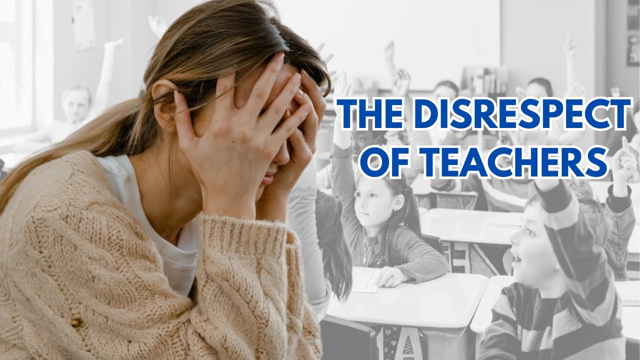 There's a culture of disrespect in education now - YouTube