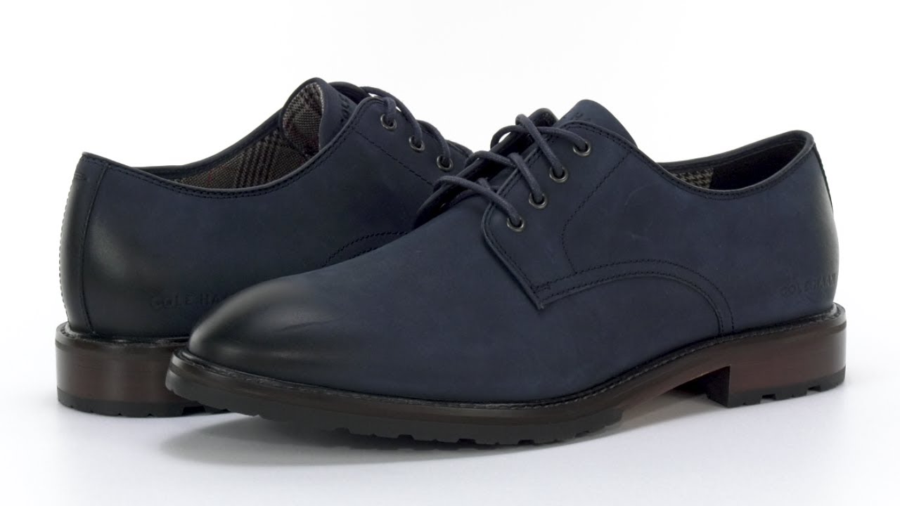 Cole Haan Berkshire Lug Plain Toe Oxford SKU: 9908754 - YouTube