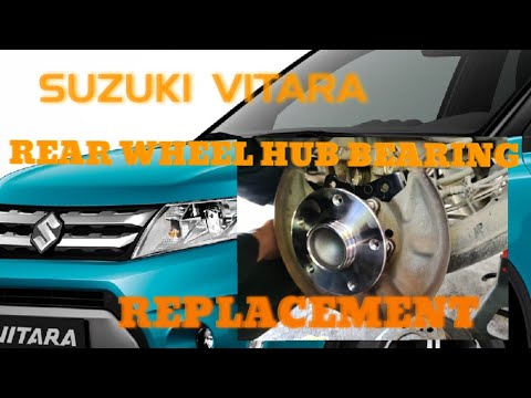 SUZUKI VITARA | HOW TO REPLACE WHEEL BEARING ( MAINGAY ) - YouTube