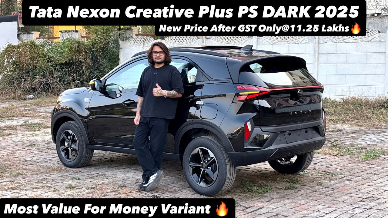 Tata Nexon Creative Plus PS DARK 2025 | MOST VFM VARIANT ONLY@11.25 ...