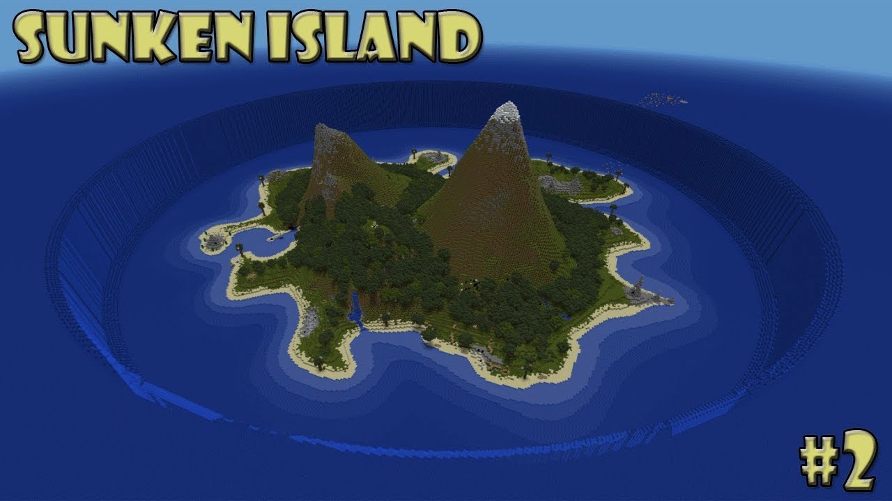 Sunken Island Map #2 - SUPERVIVENCIA EN MINECRAFT - LA ISLA MALDITA ...