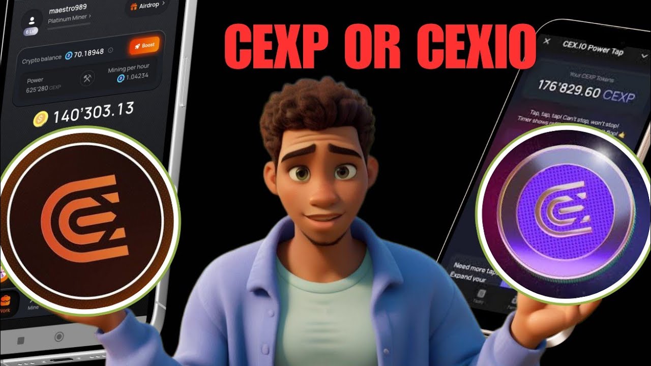 The Difference between CEXP and CEX.IO power tap|| New CEXP mining ...