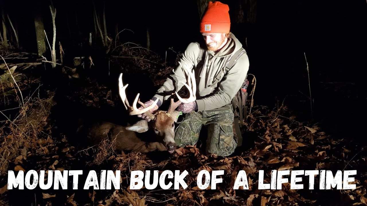 BIG BUCK DOWN! 13 PT Pennsylvania Mountain BUCK harvest on CAMERA ...