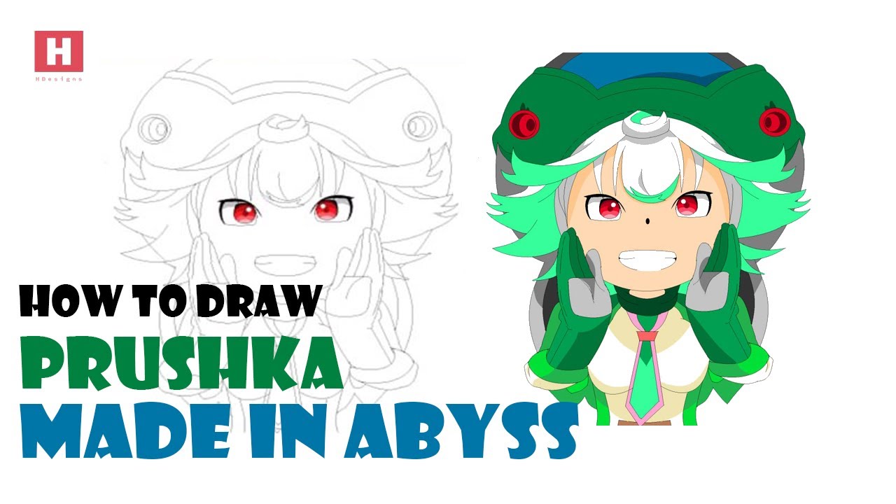 How to Draw Prushka From Made in Abyss | in MS Paint | Using Mouse ...