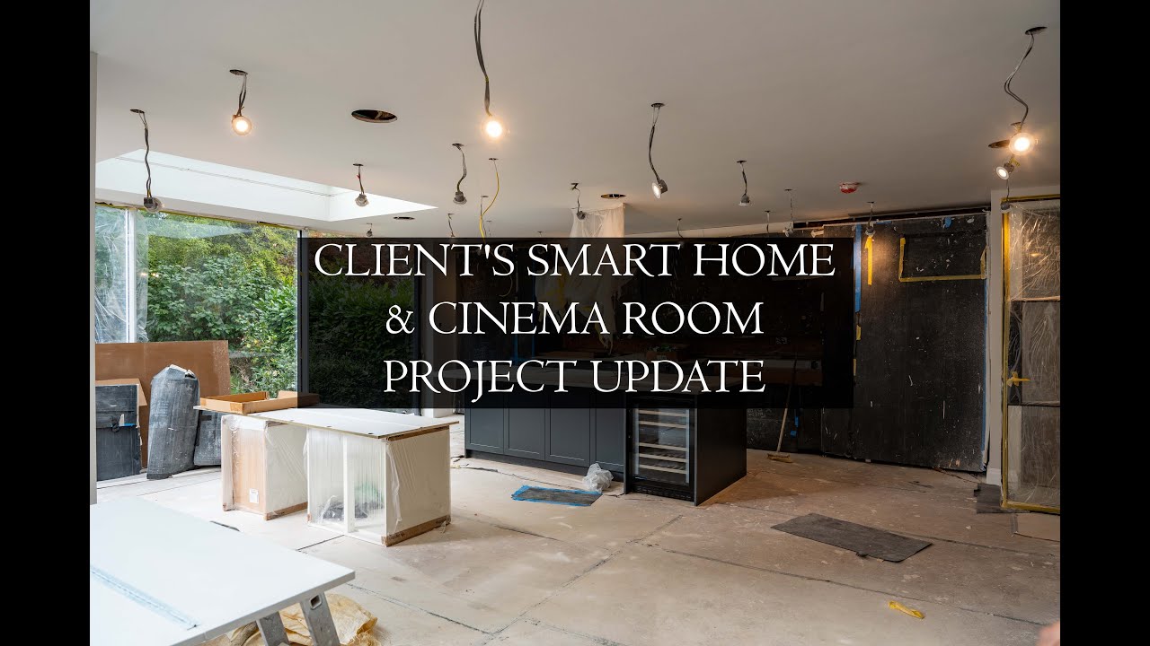 Client Smart Home Project Progress #homeautomation #renovation #smarthome #control4 - YouTube